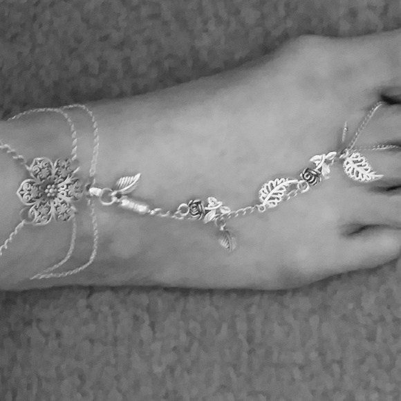 Lynch | Jewelry | Anklet With Detachable Magnetic Chain Toe Ring | Poshmark